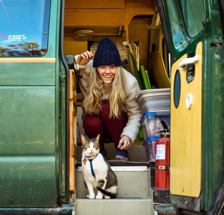 Van Life with a Cat: My Own Experience | Outdoorsy Nomad